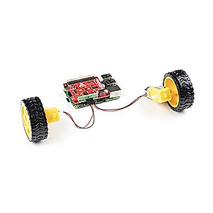 SparkFun Auto pHAT Compatible with Raspberry Pi Google Coral NVIDIA Jetson and More All in One Robotics Package Quickly add functionality to Single-Board Computers Drive 2 Small DC Motors & 4 servos