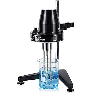 Portable Rotary Viscometer, Digital Rotary Viscometer 10-100,000mPa.S, Digital Viscosity Meter Tester, Fluidimeter Meter, Newton Liquid Viscometer, Viscosity Tester, Lab Viscometer, for Paint Finishes
