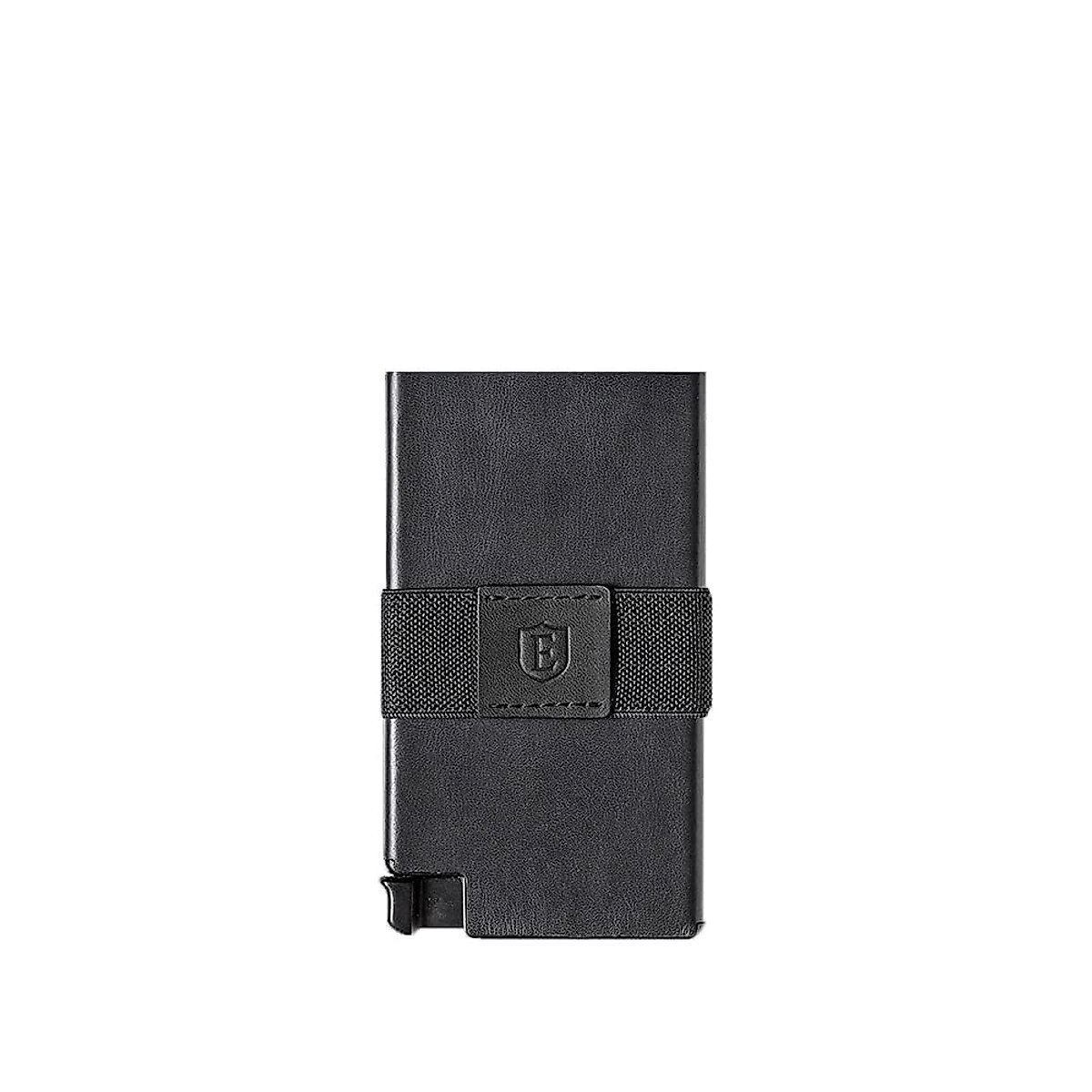 Ekster Senate Cardholder Wallet for Men | Slim Wallets for Men w/RFID Blocking Layer | Minimalist Wallet for Men w/Push Button for Quick Card Access | Card Wallet & Mens Wallet Slim (Nappa Black)