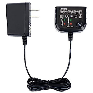 LALAFO LCS1620 20V Lithium Battery Charger Compatible with Black & Decker 16V 20V MAX Li-ion Battery LB20 LBX20 LBXR20 LBXR2020-OPE LBXR2520 LBX4020 LB2X4020 LBXR16 BL1514
