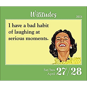 Wititudes 2024 Day-to-Day Calendar: Pretending to Be a Functioning Adult Is Exhausting