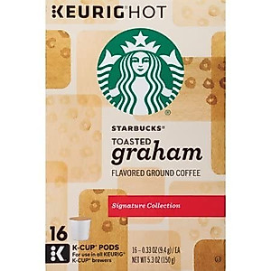 Starbucks Coffee Toasted Graham 16 Count Single Cup Pods