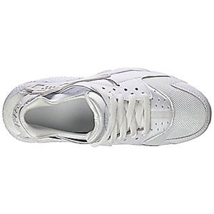 Nike Boy's Huarache Run (Big Kid) White/White/Pure Platinum 4 Big Kid M