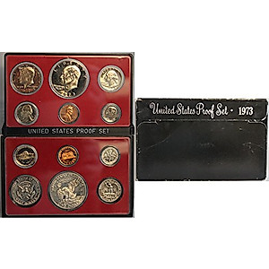 1970 S -1979 US Mint Set Clad Proof Set Run 57 coins