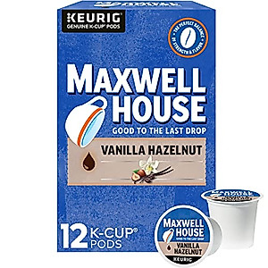 Maxwell House Vanilla Hazelnut Medium Roast K-Cup Coffee Pods (12 Count)