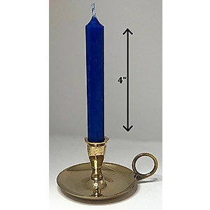 Biedermann & Sons Chime or Tree Candles 20-Count Box, Dark Blue, 4-Inch