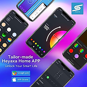 Led Strip Lights, 16.4ft Smart Lights with App Remote Control, RGB Color Changing Led Lights for Bedroom, Home, TV, Parties and Christmas Decoration