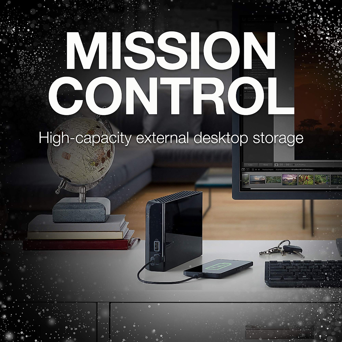 Seagate Backup Plus Hub STEL10000400 10 TB Desktop Hard Drive - External