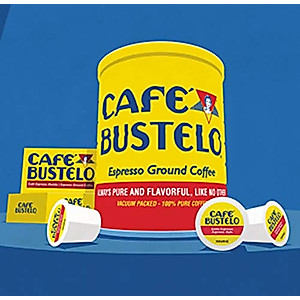 Café Bustelo Espresso Style Dark Roast Coffee, 12 Keurig K-Cup Pods
