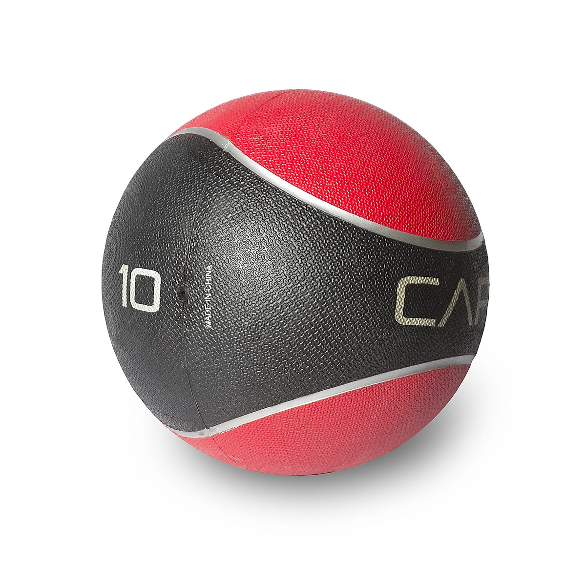 CAP Barbell Rubber Medicine Ball, 10-Pound, Red