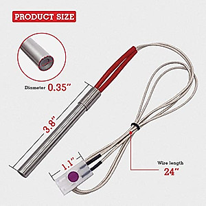 SUNKISTCOOK Igniter Hot Rod Replacement Kit Fit for Traeger Pellet Grills, Heating Element Igniter Replacement Parts Also Compatible with Pit Boss 820 Grills