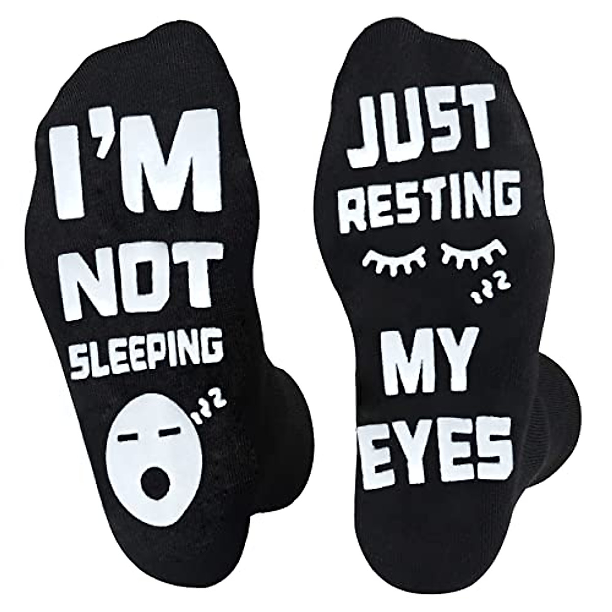 Easter Basket Stuffers for Kids Teenager Dad Mom Men Women, I'm Not Sleeping Just Resting My Eyes Funny Sock