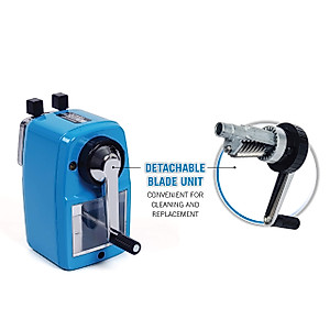 CARL Angel-5 Pencil Sharpener, Blue