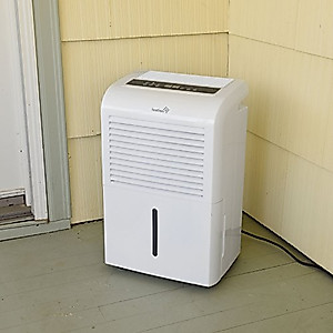 Ivation 4,500 Sq Ft Energy Star Dehumidifier, Large Capacity Compressor Dehumidifier Includes Programmable Humidistat, Hose Connector, Auto Shutoff Restart, Washable Filter, Timer and Casters