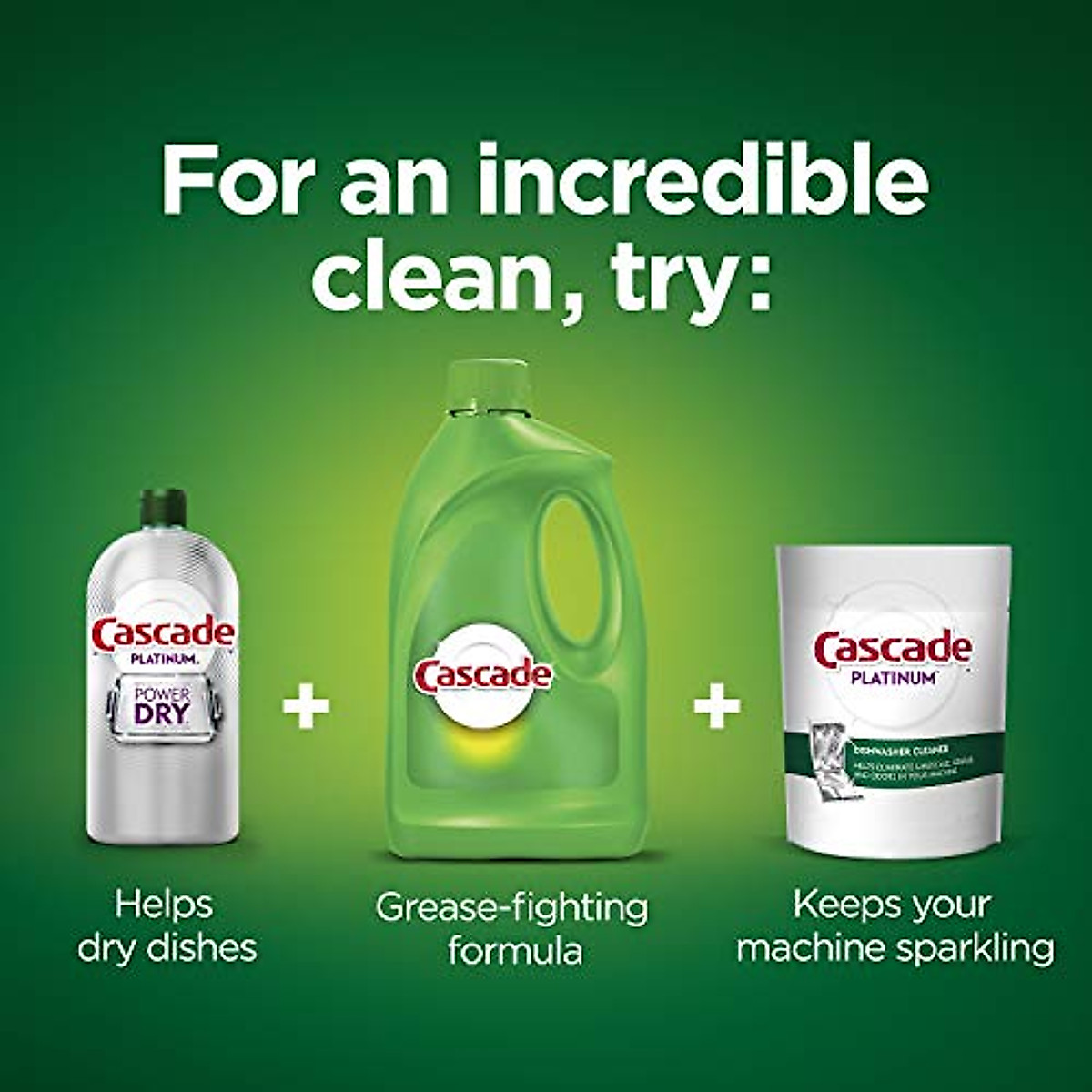 Cascade Dishwasher Detergent Gel, Fresh Scent, 75 oz