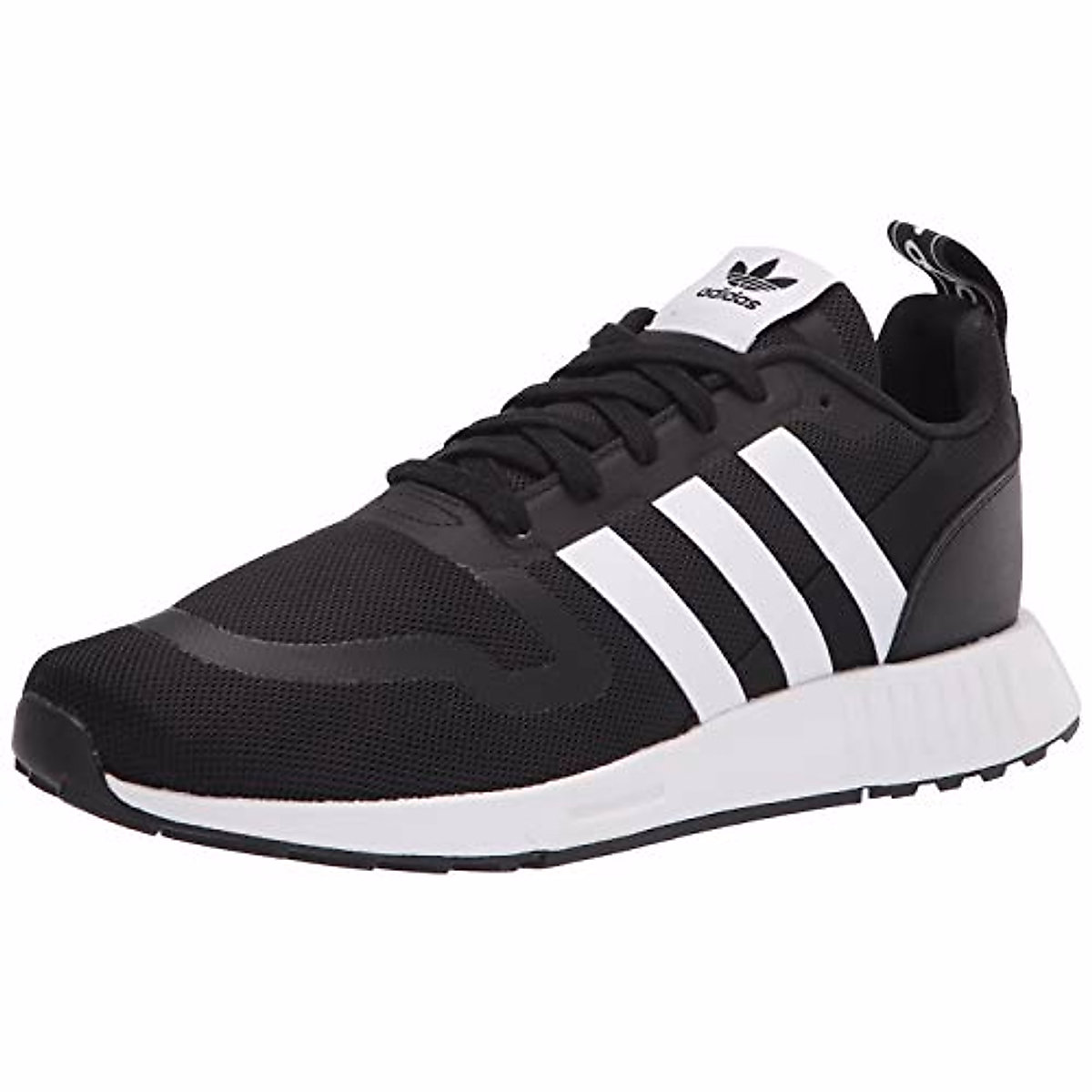 adidas Originals mens Smooth Runner Sneaker, Core Black/White/Core Black, 13 US