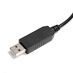 Radioddity PC001 FTDI USB Programming Cable, Plug and Play, Compatible with Windows 7/8/10/11, Most Analog Two Way Radios with 2-Pin K Plug