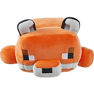 Mattel Minecraft Plush Fox 12-Inch Stuffed Animal Figure, Floppy Soft Doll Inspired by Video Game Character, Collectible Toy