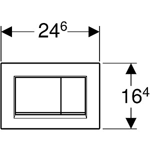 Geberit 115.883.DW.1 Toilets and Bidets, Nero/Nero Opaco