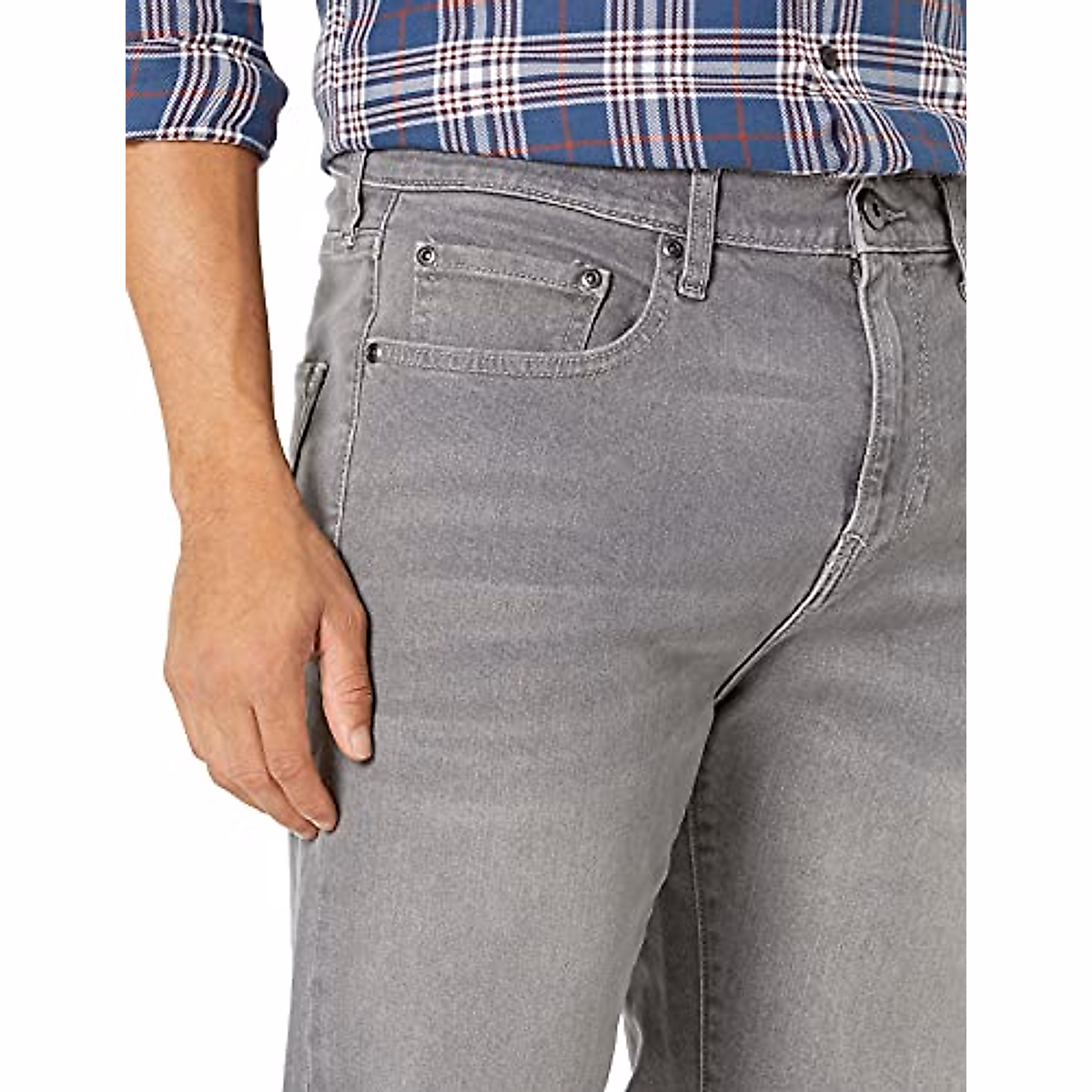 Amazon Essentials Men's Athletic-Fit Jean (Previously Goodthreads), Grey, 30W x 28L