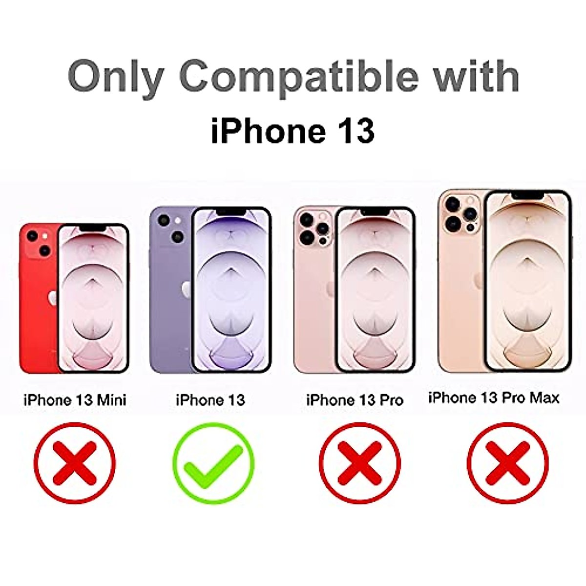 KANGHAR Case Compatible with iPhone 13,Black Leopard Design,Tire Texture Non-Slip +Shockproof Rugged TPU Protective Case for iPhone 13 6.1 Inch (2021) Leopard Pattern