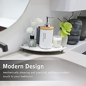 Diyfire Sink Caddy Instant Dry Sink Organizer Drying Stone for Kitchen Counter Diatomaceous Water Absorbing Stone Fast Drying Stone Sink Tray for Cups (White, 7.9"×7.9")