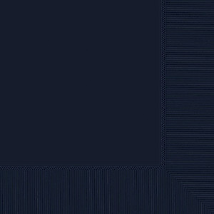 True Navy 2-Ply Paper Dinner Napkins - 8" x 8" (40 Pcs) | Disposable Napkins for Gatherings, Parties, and Events