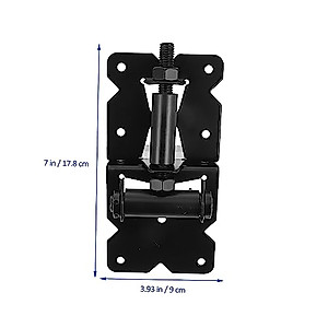 2pcs Fence Hinge Heavy Duty Leash Gate Hinges for Wooden Fences Heavy Duty Stainless Steel Hinges Door Hinges Barn Hinges Metal Hinges Self Closing Gate Hinges Hinges Bolt