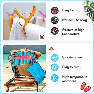Boao 8 Pack Towel Bands for Beach Chairs Cruise Towel Clips for Lounge Beach Pool Chairs Towel Strap Holder Elastic Windproof for Summer Pool Hawaiian Christmas Beach Accessories (Lovely Style)