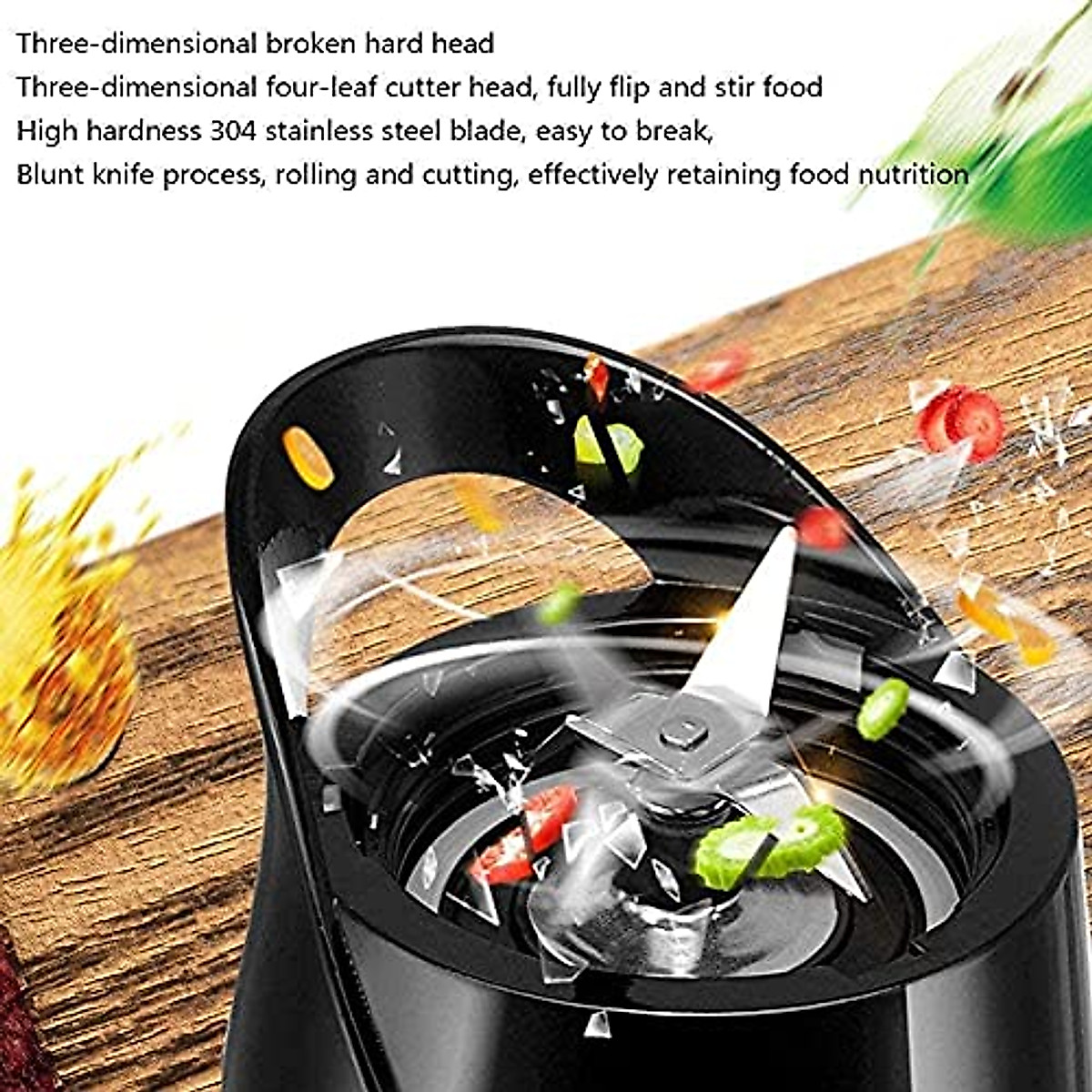 Blender Smoothie Professional Blender, High Speed Table Ice Crusher 22.000 Rpm, Bpa-free Tritan Blades, for smoothies, milkshakes, fruits and vegetables ZJ666