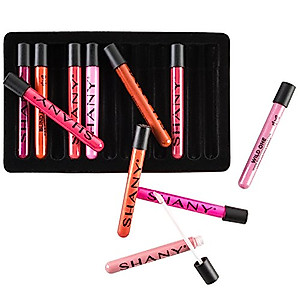 SHANY The Wanted Ones - 12 Piece Lip Gloss Set with Aloe Vera and Vitamin E