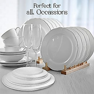 4 Sizes, 50 Pack Felt Plate Storage Divider for China/Glass/Pots White Large Thick and Soft Plate Separator Storage for Protecting and Stacking Porcelain Chinaware