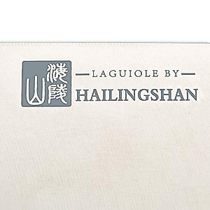 Laguiole by Hailingshan Qin Dynasty Series Usaba knife Vegetable Cleaver Kitchen Knives Pro Kitchen Knife 6 Inch High Carbon German Stainless Steel Japanese Chef's knife with Ergonomic Handle
