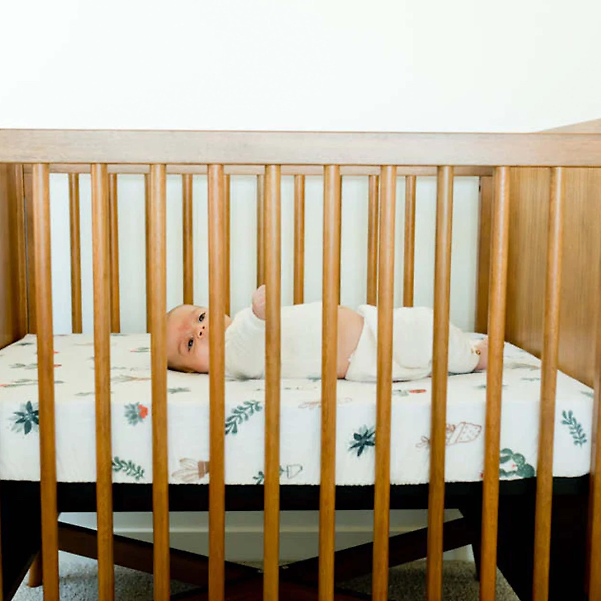 Little Unicorn Cotton Muslin Fitted Sheet - Prickle Pots yobio