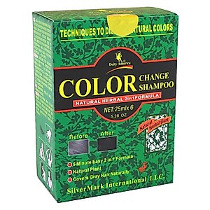 Deity Shampoo Color Change Kit Natural Herbal 2-N-1 Black (2 Pack)