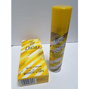 Primo By Parfums De Coeur For Women. Cologne Spray 1.8-Ounce and Fragrance Deodorant Body spray 2.5 Oz bundle