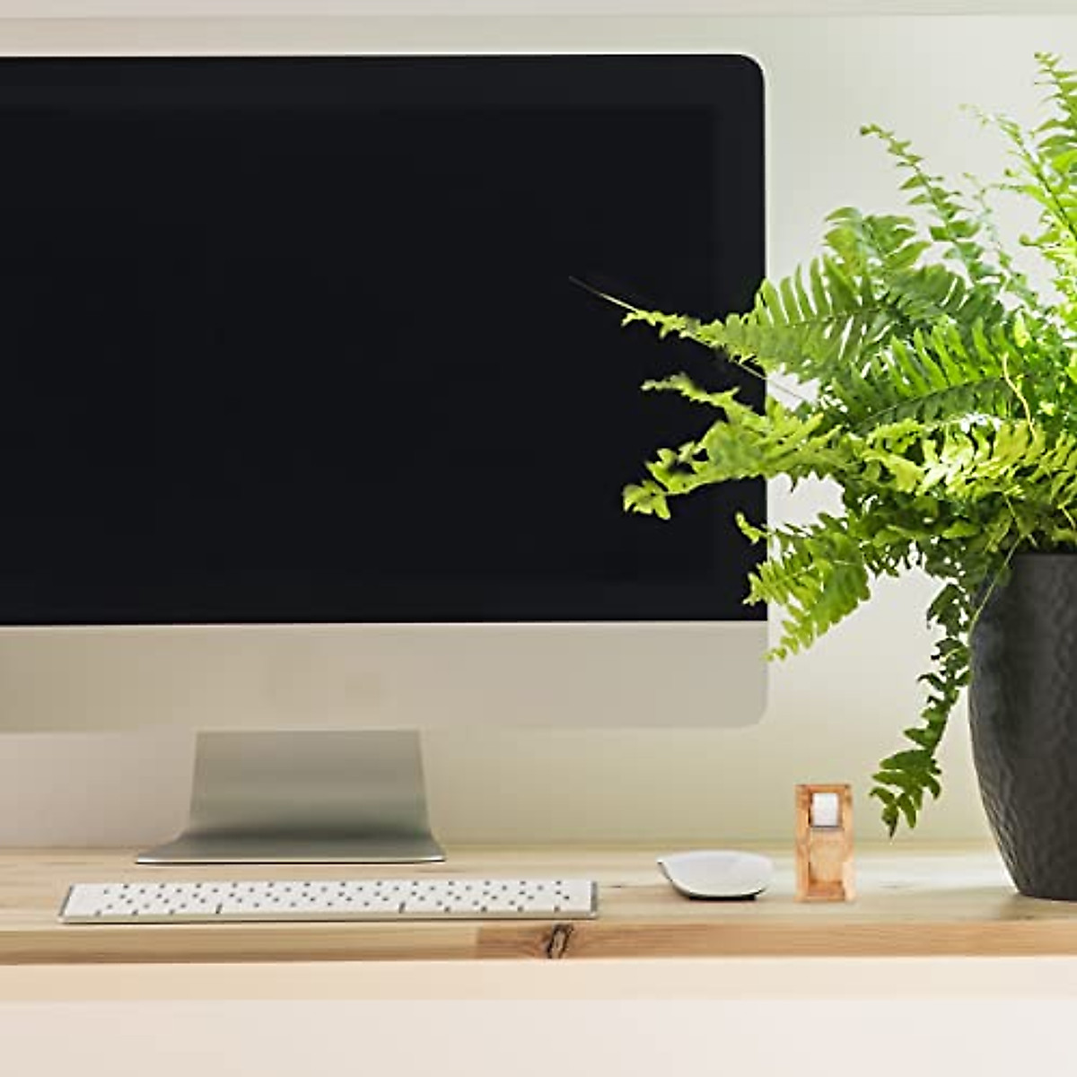 Relaxdays Adhesive Dispenser, Sticky Tape Holder for 25 mm Rolls, with Cutting Blade, Crafts, Natural, 5.5 x 12 x 4.5 cm, Bamboo, Metal