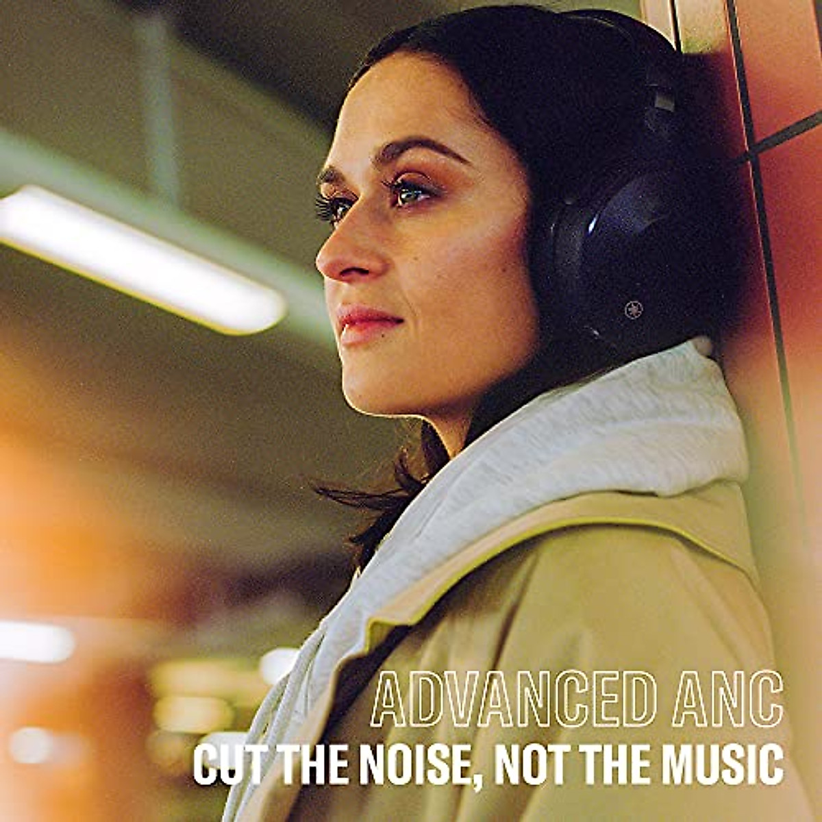 Yamaha YH-E700A Wireless Noise-Cancelling Headphones, YH-E700ABL