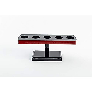 ASIAN HOME Japanese Style Temaki Sushi Roll Holder with Five Compartments Holes, Kitchen Dining Decor Display Stand, Restaurant Supply Serveware (9.4" x 3.25" x 3.6")