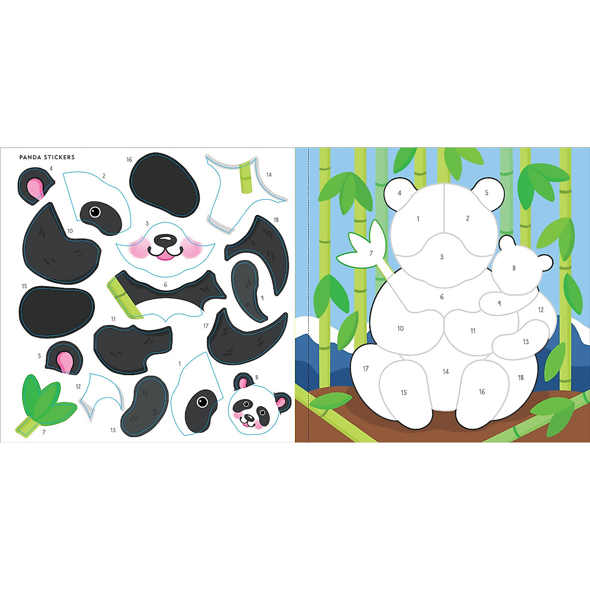 My First Color-by-Sticker Book - Wild Animals