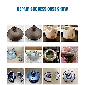 Ceramic Glue Gel 20g,Glue for Ceramics and Porcelain Repair, Clear Ceramic Metal Adhesive,Super Glue All Purpose,Instant Strong Adhesive for Ceramic,Metal, Plastic, Rubber, Wood, Leather,DIY Craft