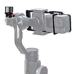 Handheld Gimbal Adapter Switch Mount Plate with Gimbal Counterweight 86g for GoPro 11 10 9 Black Camera Stabilizer Adapter Clip for Go Pro 11 10 9 8 Camera Accessories