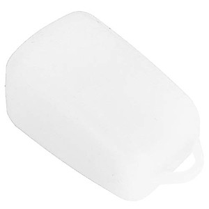 Toothbrush Protective Cap, Silicone Toothbrush Protective Case, Toothbrush Head Cover, Durable Portable for Home Travel Camping Protecting(Transparent white)
