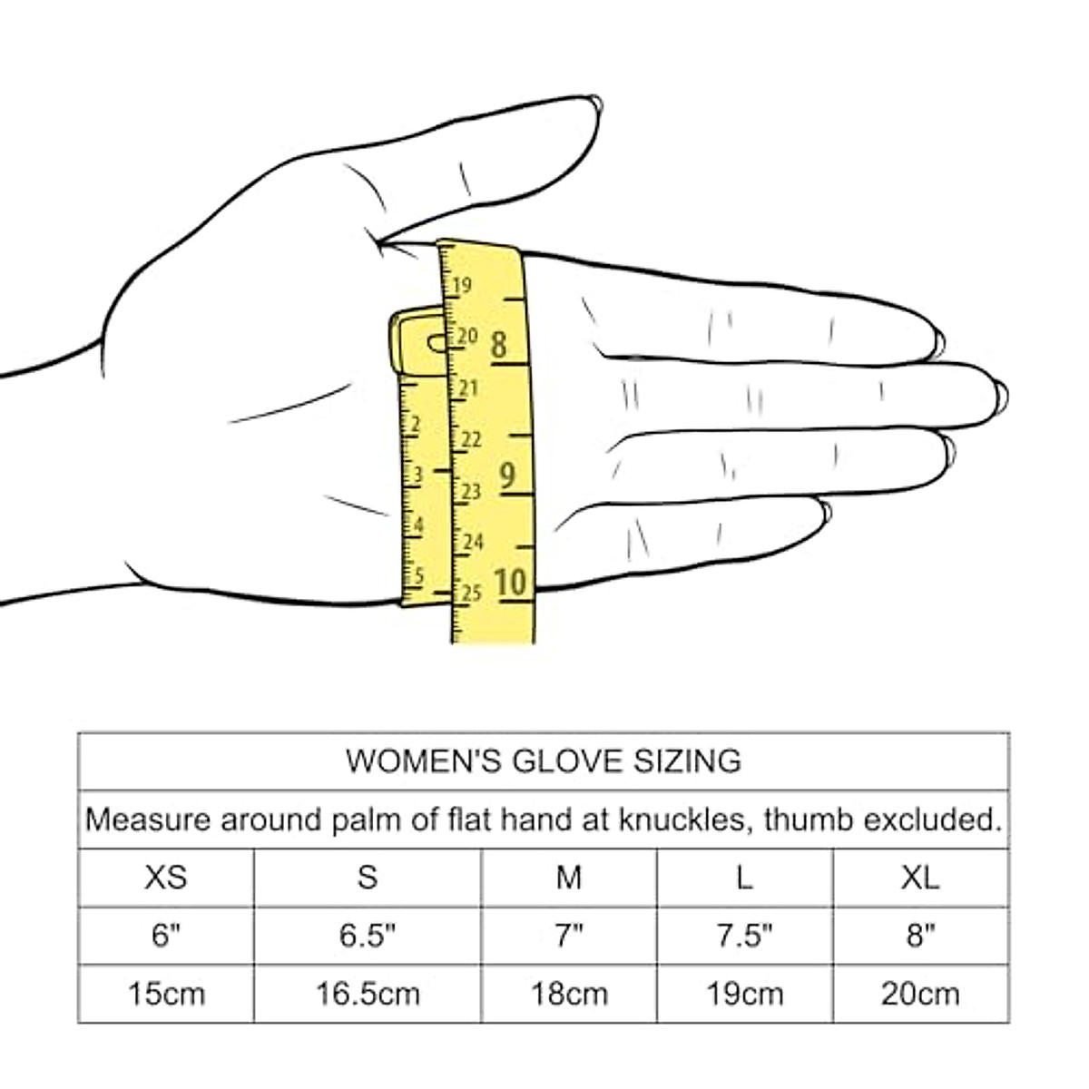 Downholme Vegan Leather Gloves for Women (Black, S)