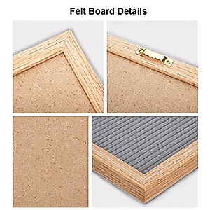 Felt Board Felt Letter Board, 10 x 10 inch Message Board Word Board Letter Board Sign Bulletin Board Letters, Pregnancy Announcements Baby Announcement Sign, Valentines Day Gifts for Her Letterboard (Pink)