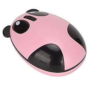 ASHATA Mini Cute Wireless Mouse, 2.4G Rechargeable Wireless 1200DPI Ergonomic Fashionable Gaming Mice with USB Receiver and 3 Buttons for PC Laptop Computer for Kids Girls, Customizable