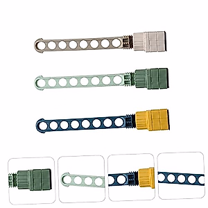 BUGUUYO 3pcs Rotary Clothes Rack Travel Hanger Hanging Racks for Clothes Adjustable Clothes Rack Clothes Hanger Pants Hanger Portable Abs Portable Clothes Racks Clothes Drying Hooks Suit