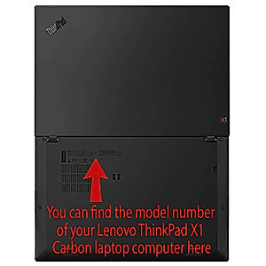 mCover Case Compatible for 2019~2021 14" Lenovo ThinkPad X1 Carbon G7 Gen 7 Gen 8 G8 non-2-in-1 Laptop Computers ONLY (NOT Fitting Any Other Lenovo Models) - Clear