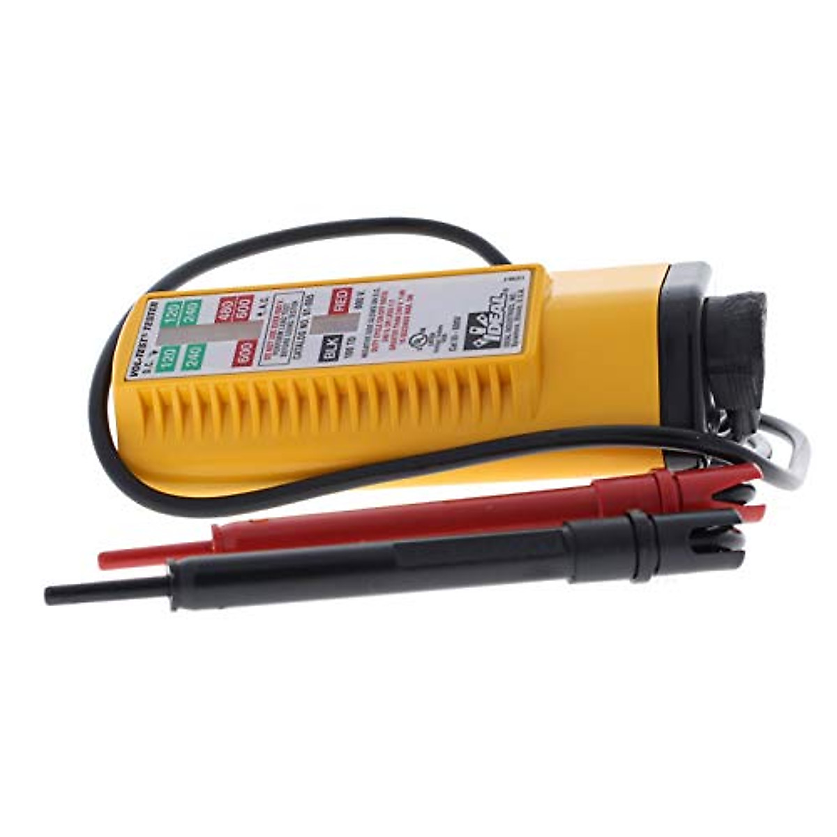 IDEAL INDUSTRIES INC. 61-065 Vol-Test Voltage Tester, CATIII for 600v,Yellow