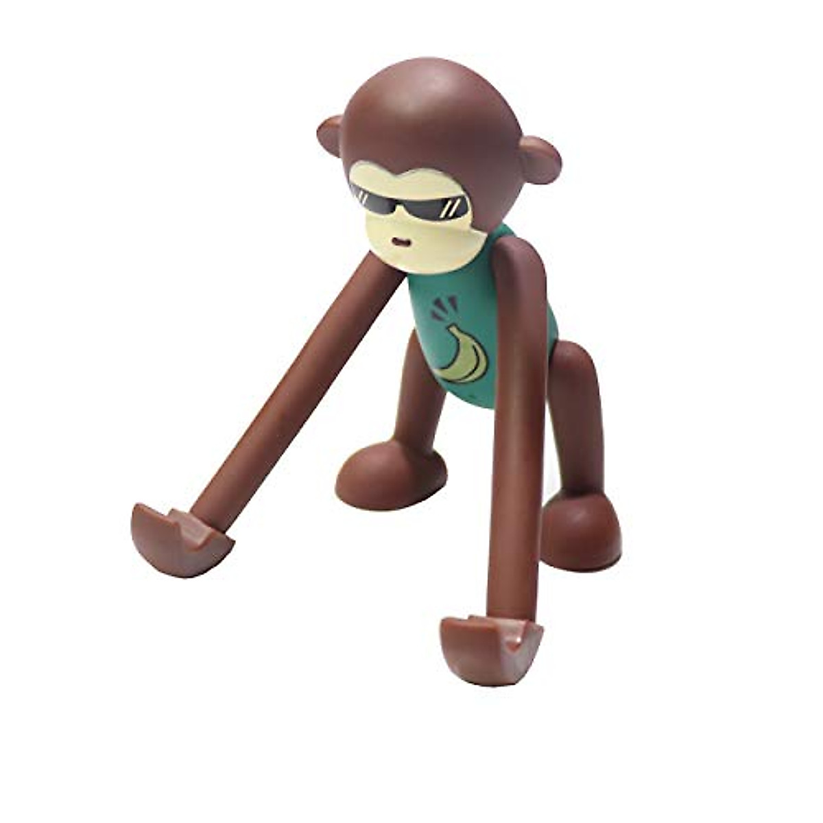 MISIXILE Desktop Cell Phone Stand Holder,Cute Animal Cell Phone Stand,Monkey Shape Cell Phone Holder,Adjustable Phone Supporter for Desk